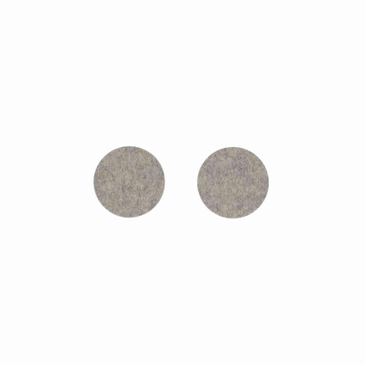 HEY-SIGN Felt Coasters | 9cm round | Light Grey | 100% Merino Wool ...