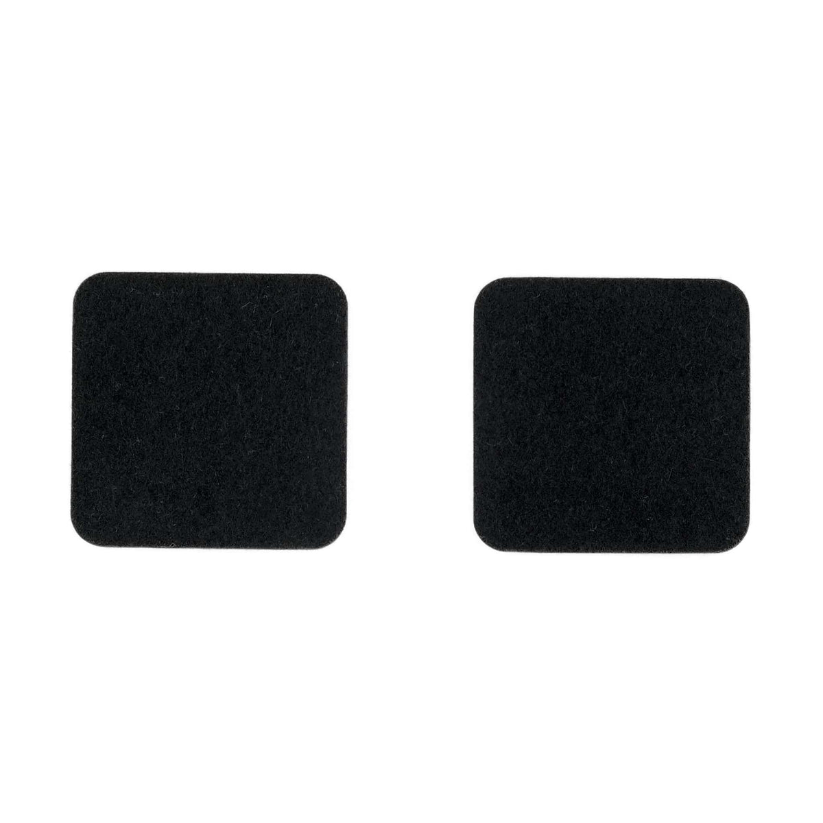 HEY-SIGN Felt Coasters | Square 9cm | Black | 100% Merino Wool – Felt & Co.