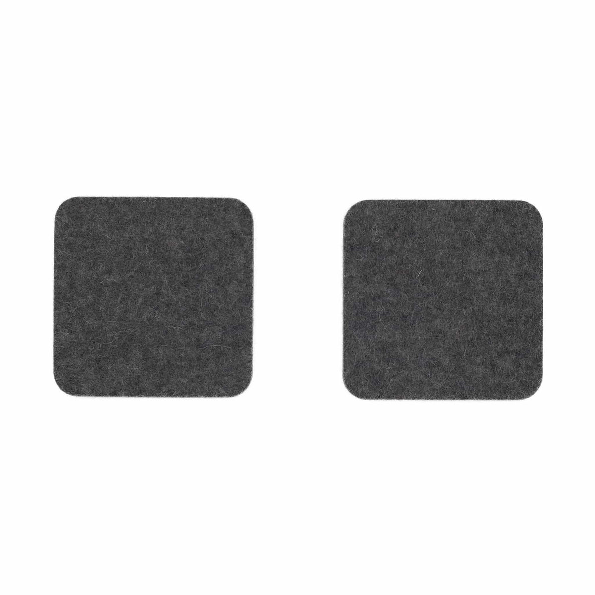 HEY-SIGN Felt Coasters | Square 9cm | Charcoal | 100% Merino Wool ...