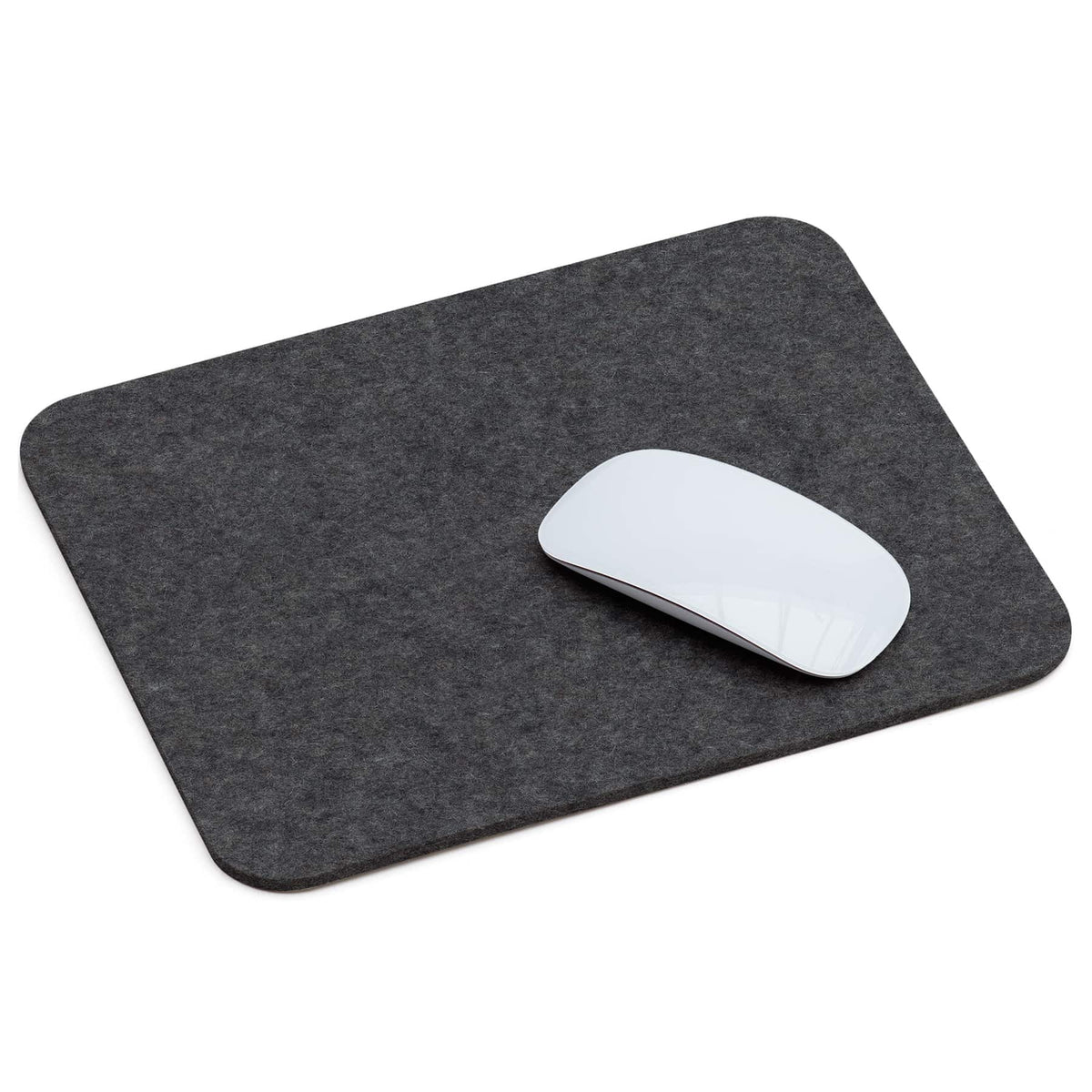 Felt Mouse Pad | Rectangular 26.5x21.5cm | Graphite | 100% Merino Wool ...