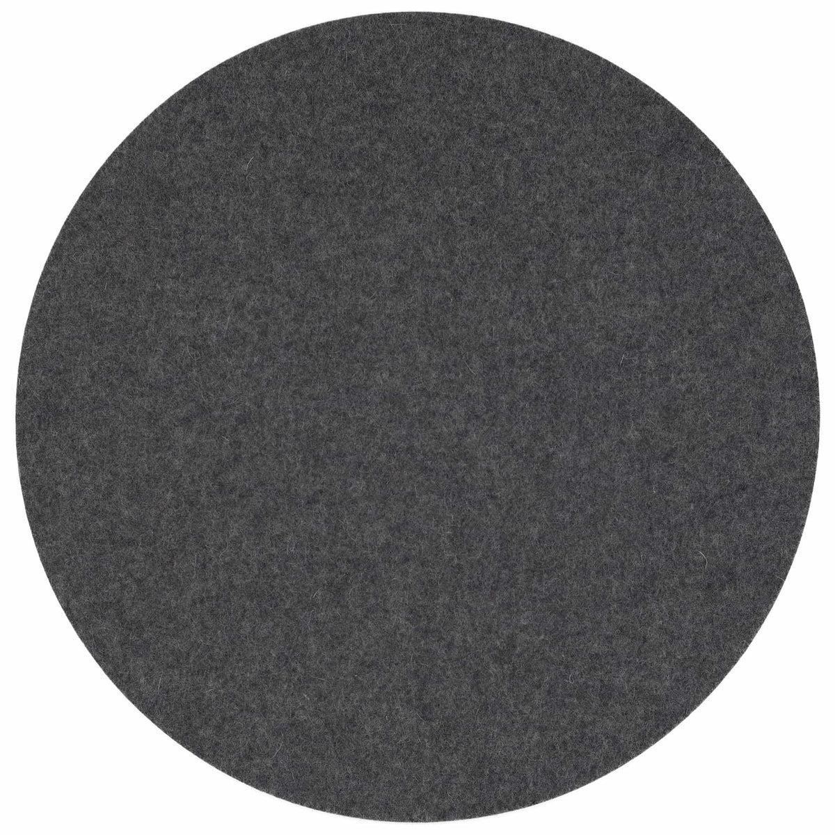 HEY-SIGN Felt Placemat | Round 35cm | Charcoal | 100% Merino Wool ...